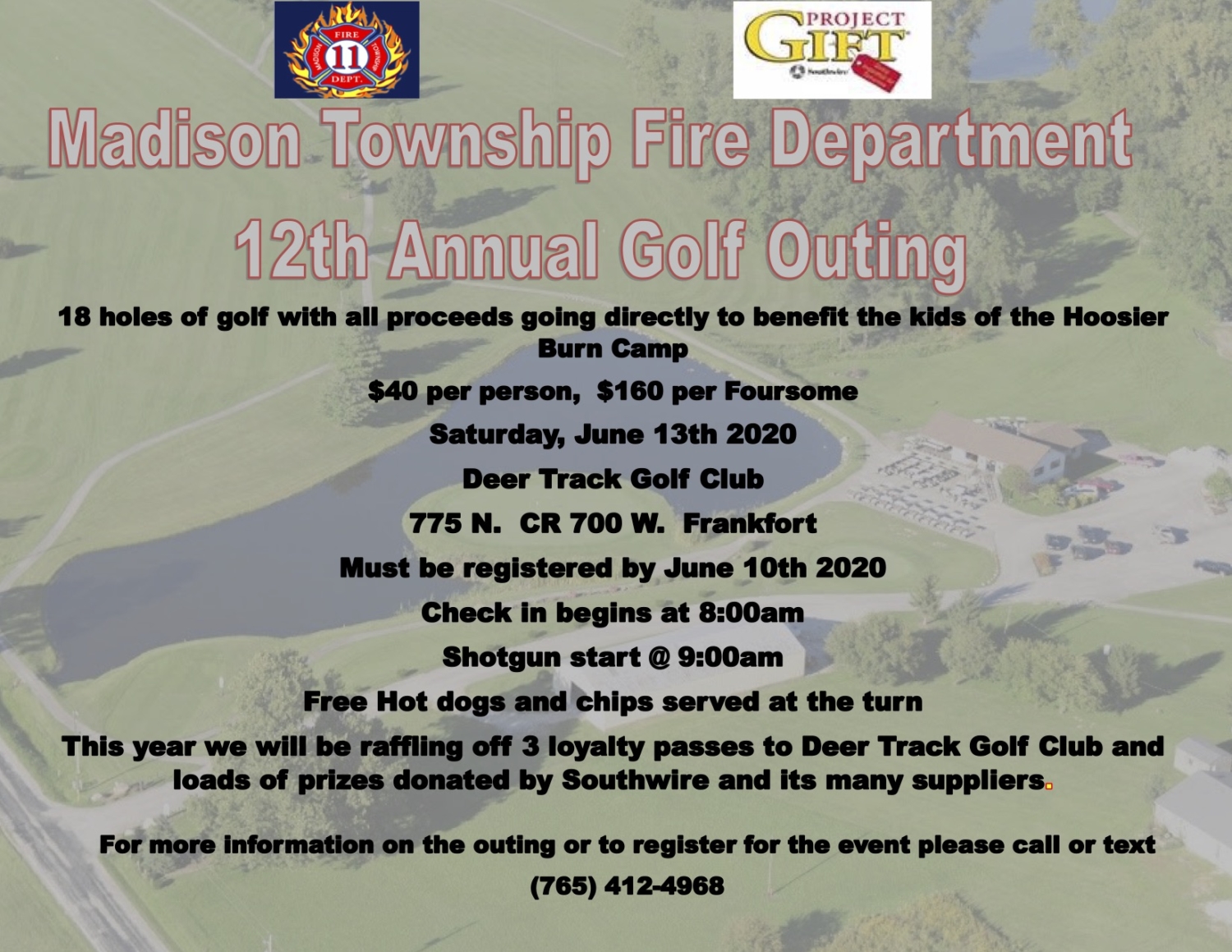 Madison County Fire Department Golf Outing ⛳ - Deer Track